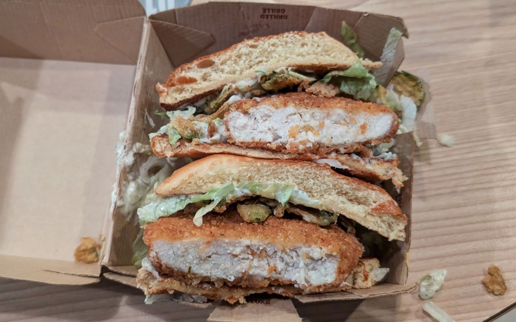 Triple Pickle McCrispy from McDonald’s – Michael Eats