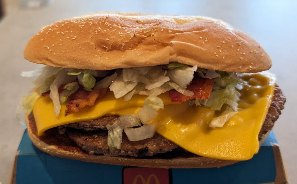 Hockey Hero Burger at McDonald’s – Michael Eats